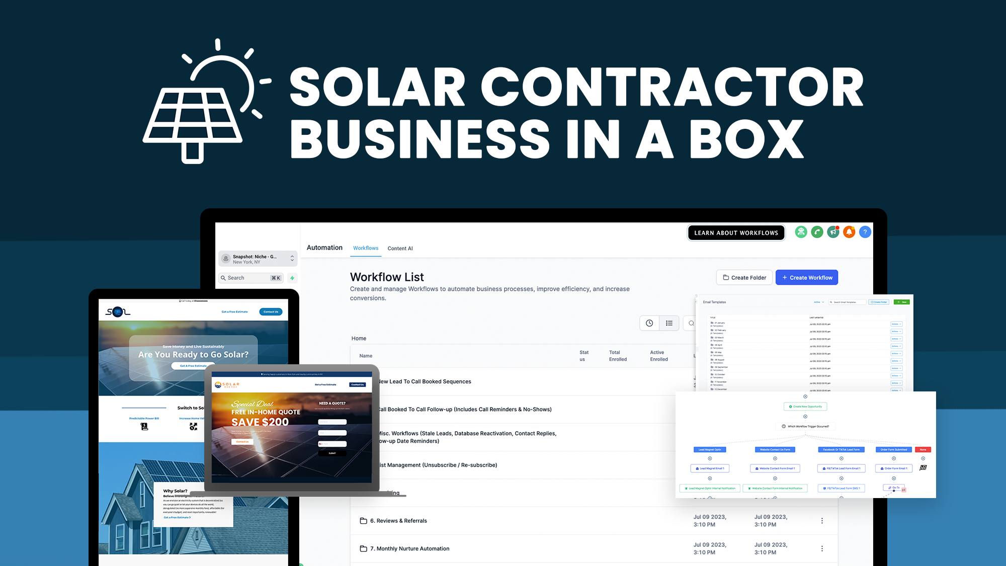 Solar Contractor CRM - Inlink